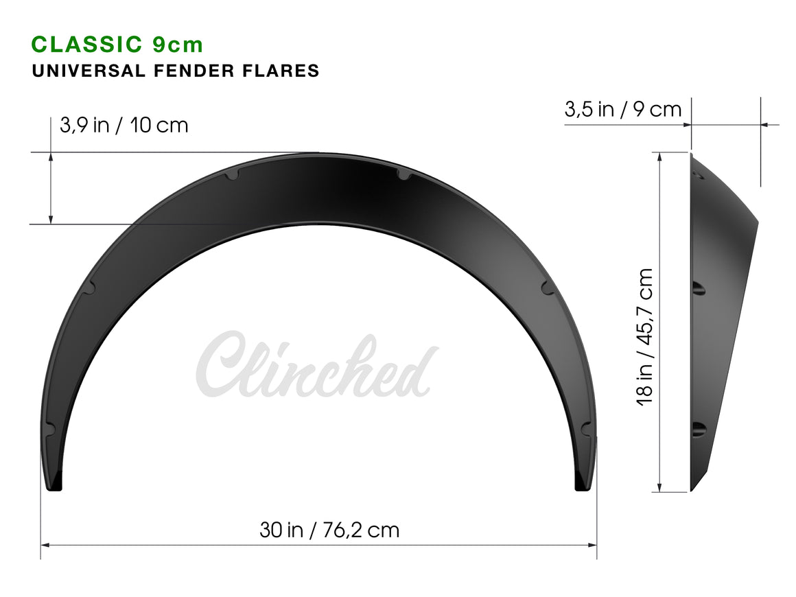 Universal Fender Flares – Clinched